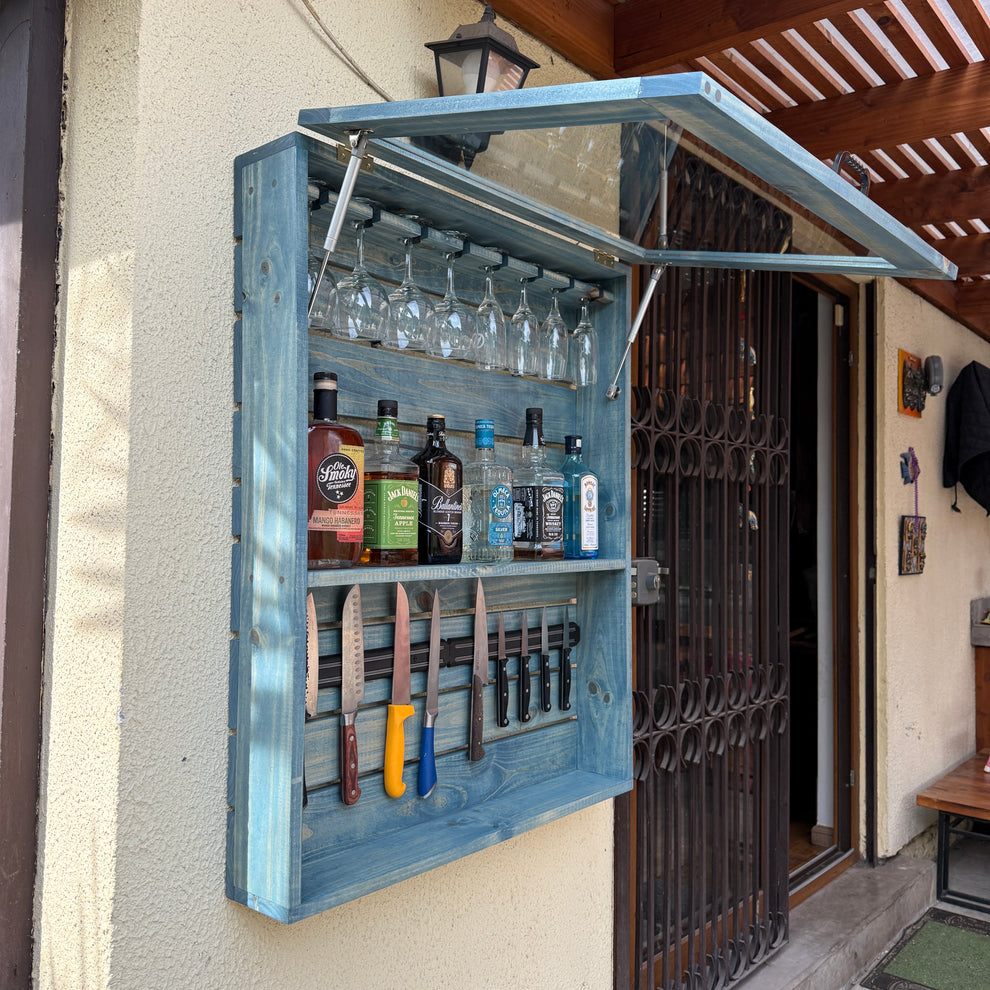 Bar Mural con Ventana – Quincho de tu Madre